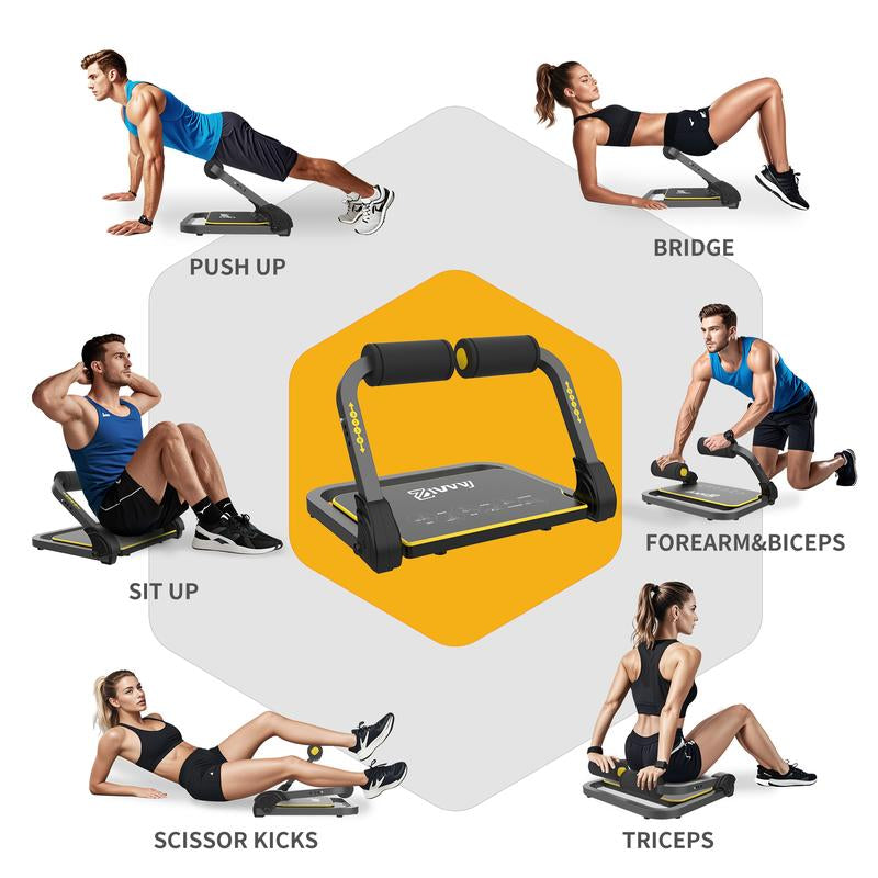 Ziwwvy Abdominal Fitness Equipment Multifunctional Sit Up Assistant Ab Elevate X